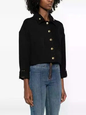 Elisabetta Franchi Buttoned Cropped Jacket - 110|black
